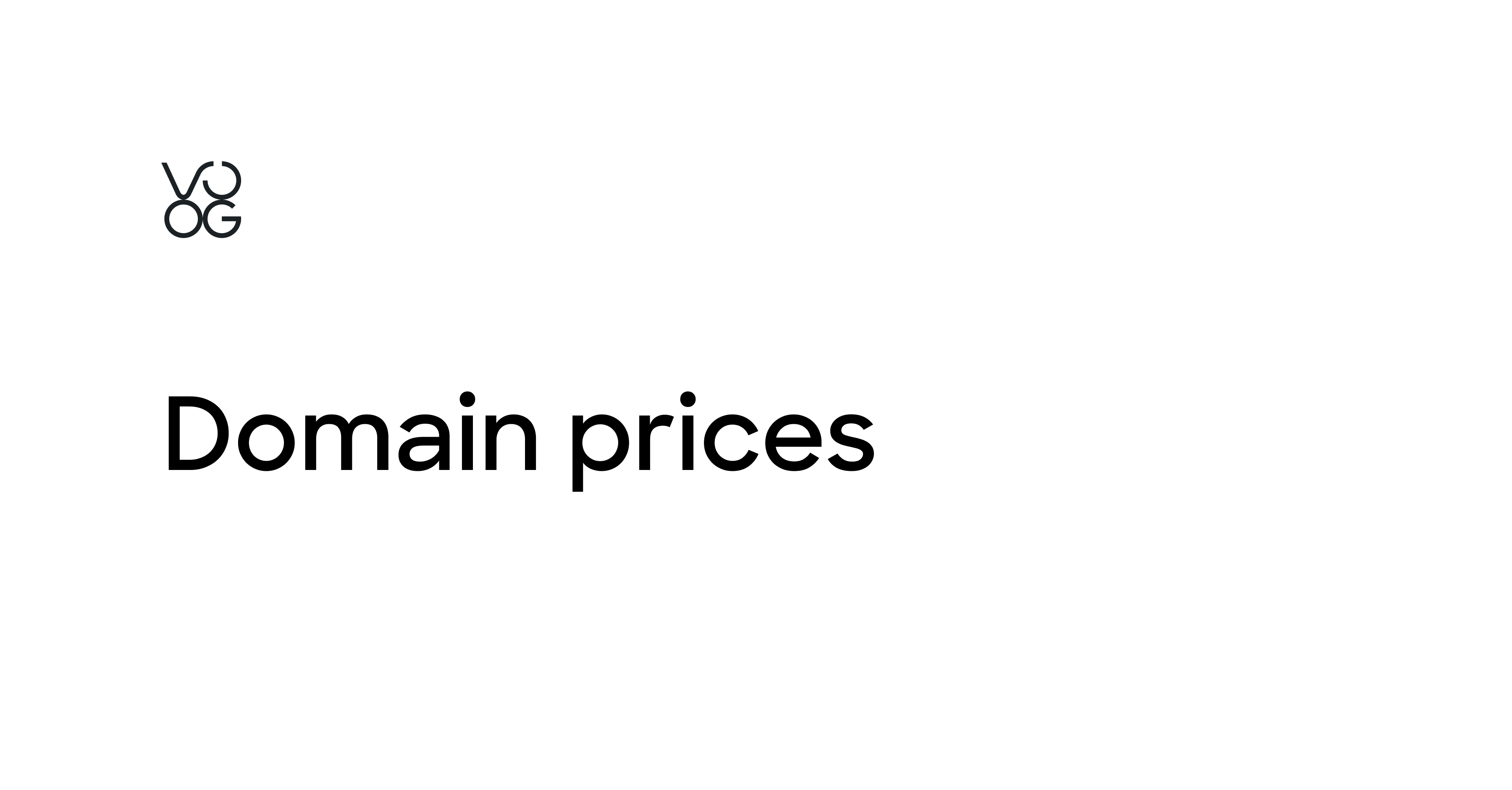 Check domain prices | Voog website builder
