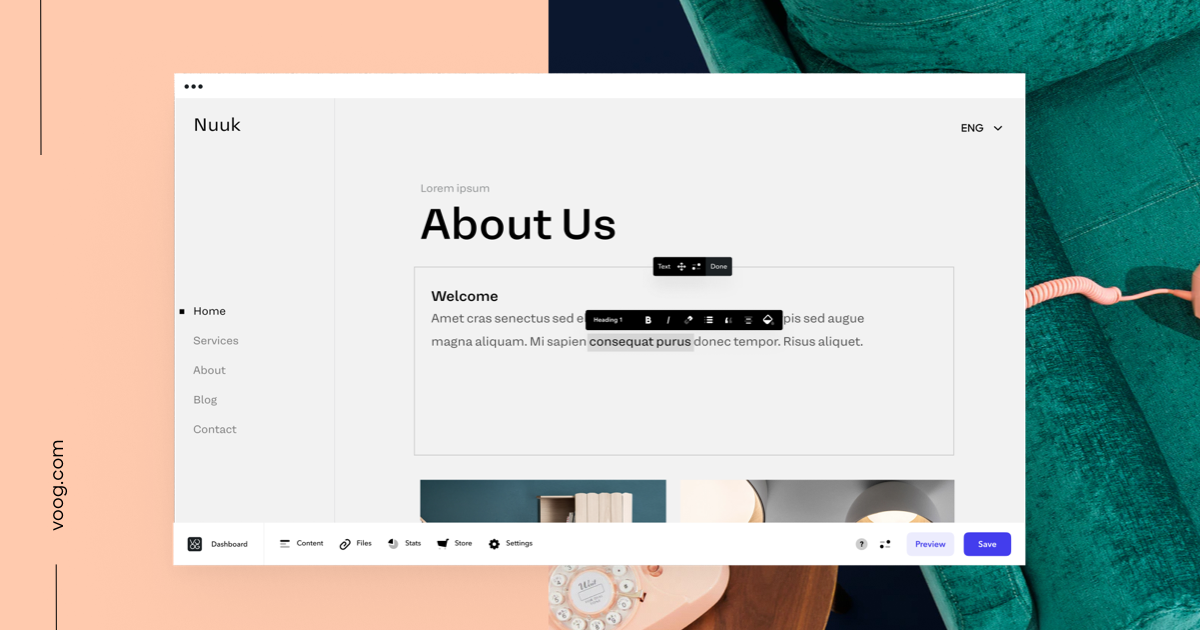 Build a website with Voog | Voog website builder