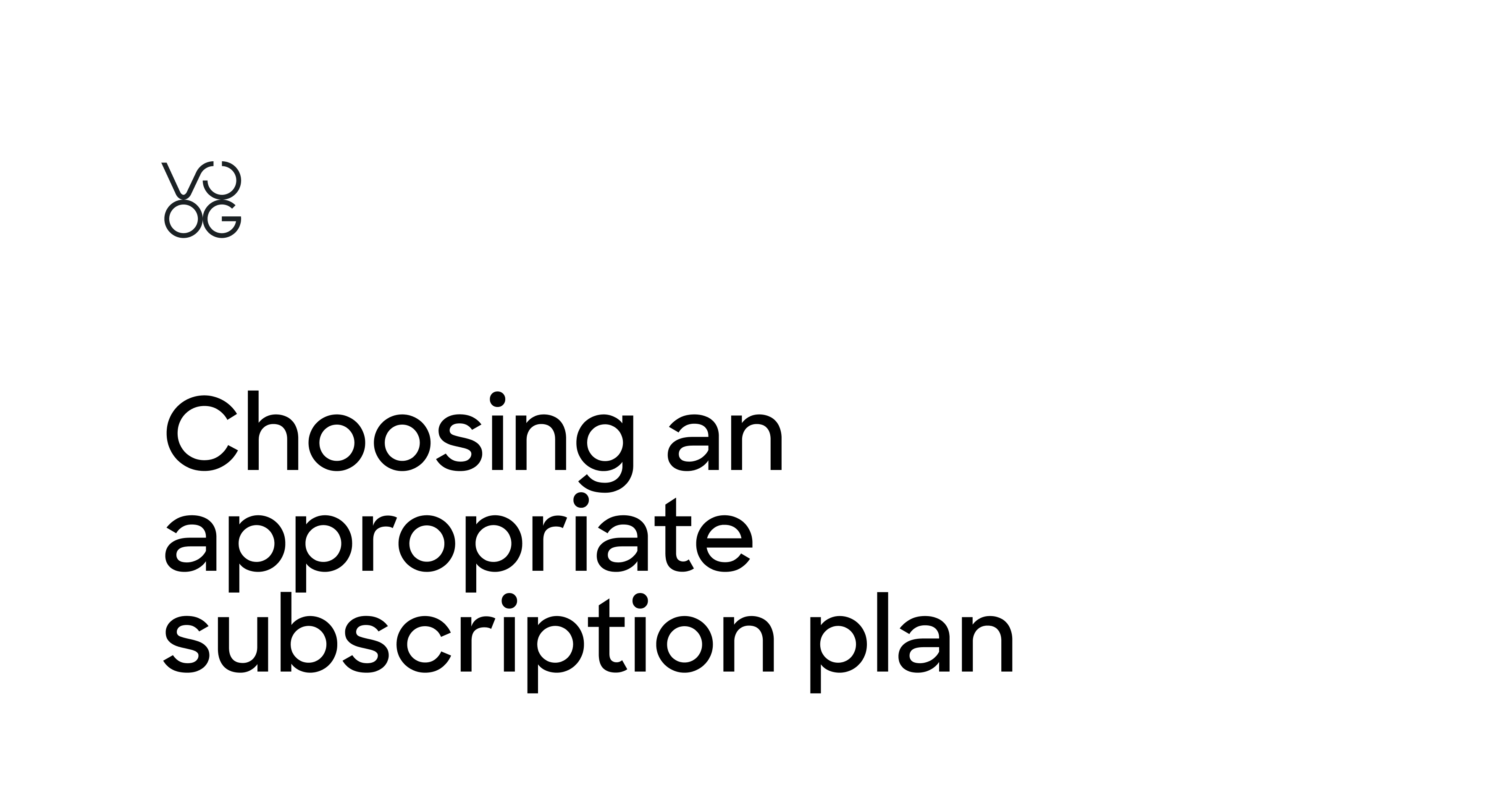Choose the right subscription plan | Voog website builder