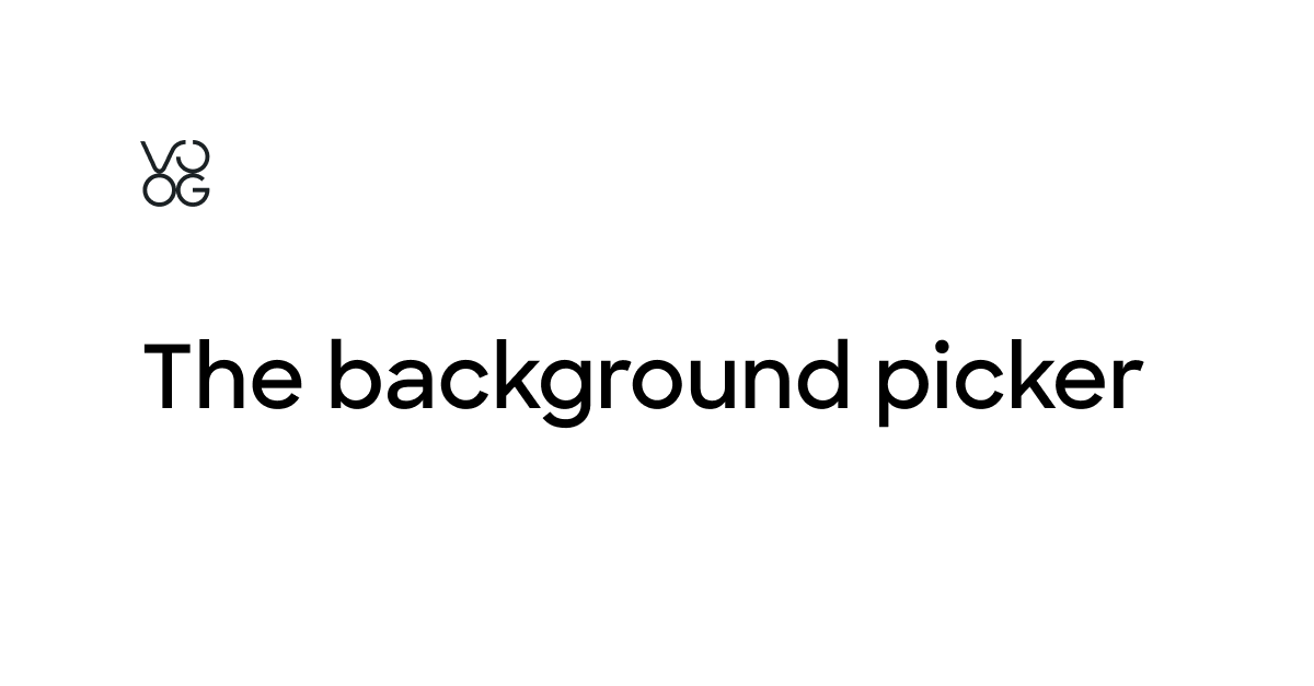 Use the background picker | Voog website builder