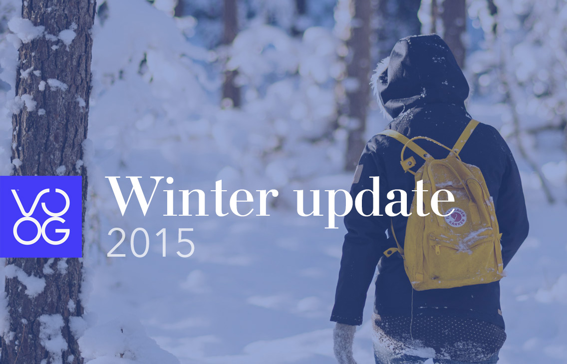 Voog Winter update | Voog website builder